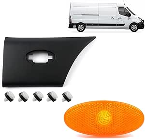 ROBUST Car Side Moulding Strip Trim & Side Marker Lamp for Renault ...