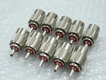 Amazon.co.jp: 国産5D M型コネクター 10個 MP-5 5D-FB 5D-2Vに！ 5DFB 5D2V用 日本製 made in japan コネクタ : おもちゃ