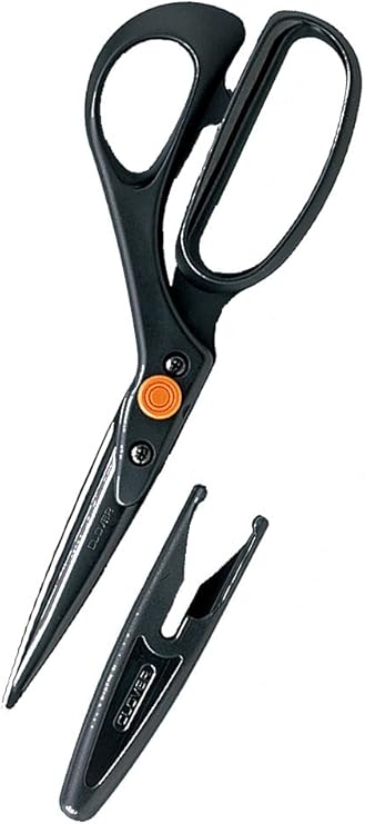 Amazon.co.jp: Clover 布切はさみ ブラック 携帯型 21cm 36-192 黒 : ホビー