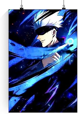 Times Comic Satoru Gojo Poster | Gojo Jujutsu Kaisen Poster | Jujutsu ...