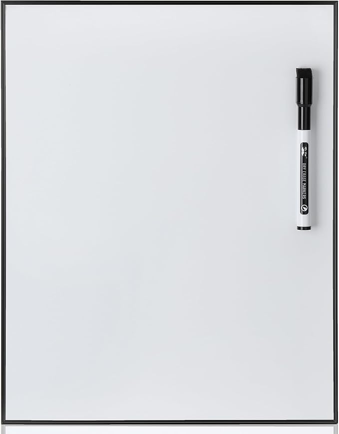 Amazon.com : Mr. Pen- Dry Erase Board, 14” x 11”, Black Aluminum Frame ...