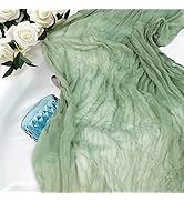 Amazon.com: 3 Pack 160 inch Teal Blue Cheesecloth Table Runner-13.3ft ...