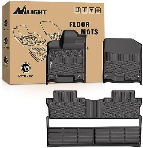 Nilight TPE Floor Mats for Honda Ridgeline Crew Cab 2017 2018 2019 2020 ...
