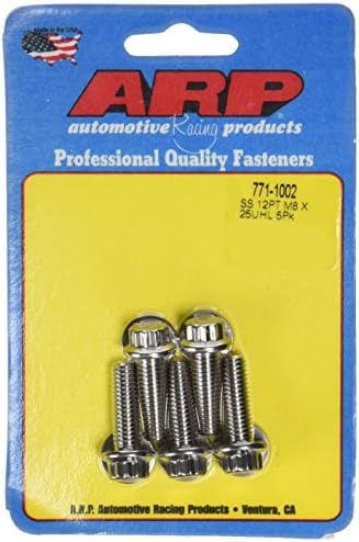 Amazon.com: ARP Bolt, 8 mm x 1.25 Thread, 25 mm Long, 10 mm 12 Point ...