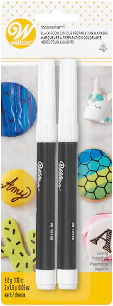 Amazon.com: Wilton FoodWriter Color Fine-Tip Edible Markers, 5-Piece ...