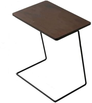 TANG SHI Clear Acrylic End Table,U Shaped Side Table with Rounded Edges ...