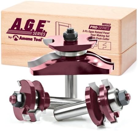 YONICO CNC Cabinet Door Raised Panel Router Bit Ogee Panel 1/2-Inch ...