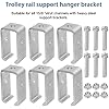 Amazon.com: Strut Channel Trolley Track Hanger Bracket ,1200 LB Load ...