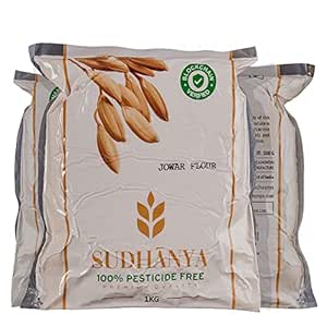 SUDHANYA Organic Jowar (Sorghum) Flour 3 kg (500g*6) : Amazon.in: Grocery & Gourmet Foods