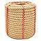 Hemp Rope 1 Inch x 100 Ft Twisted Manila Rope 1 Inch Natural Thick Rope ...