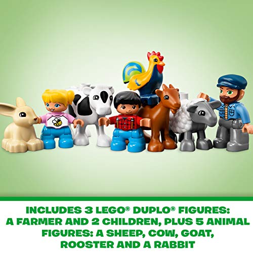 LEGO 10869 DUPLO Town Farm Adventures Building Set, with Tractor and ...