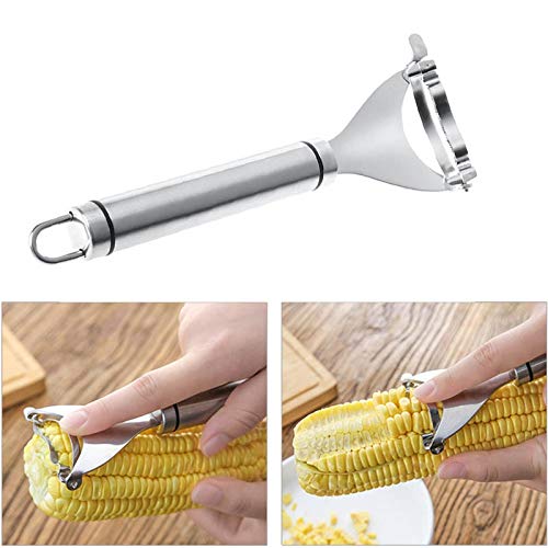 Buy Fantastic Kitchen Corn Peeler Stainless Steel Corn Cobber Slicer ...