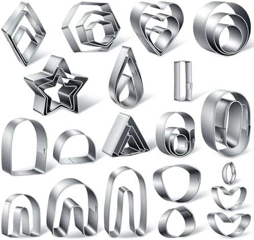 Amazon.com: 36 Pcs Polymer Clay Cutters Set, Various Shapes and Size ...