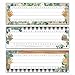 Amazon.com: Botanical Greenery Name Tags, Number Line Name Tags ...