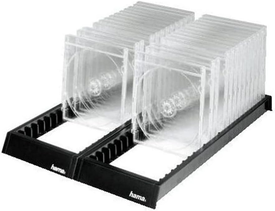 Hama CD Flipper Storage System for 44 CD's (with rubber feet): Amazon ...