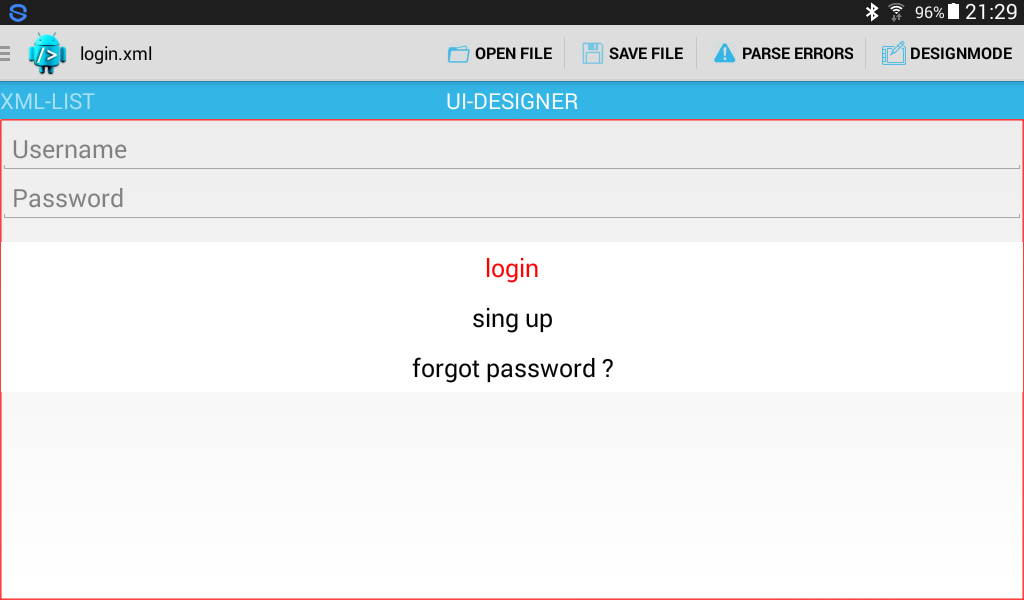 easyGUI - Android XML IDE - App on Amazon Appstore