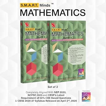 S.M.A.R.T. Minds Mathematics Class 10 (Vol. 1 – 2) | CBSE 2026–27 ...