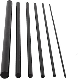 Amazon.com: Carbon Fibre Rods, 5pcs Carbon Fiber Sticks Fishing Rod Repair Kit Pole Building Kit ...