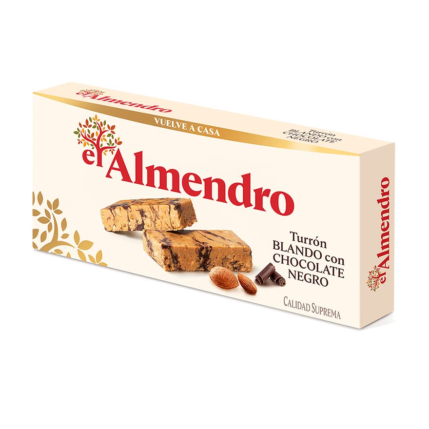 El Almendro Turrón Blando con Chocolate (De España). 7.05 oz 7.05oz ...