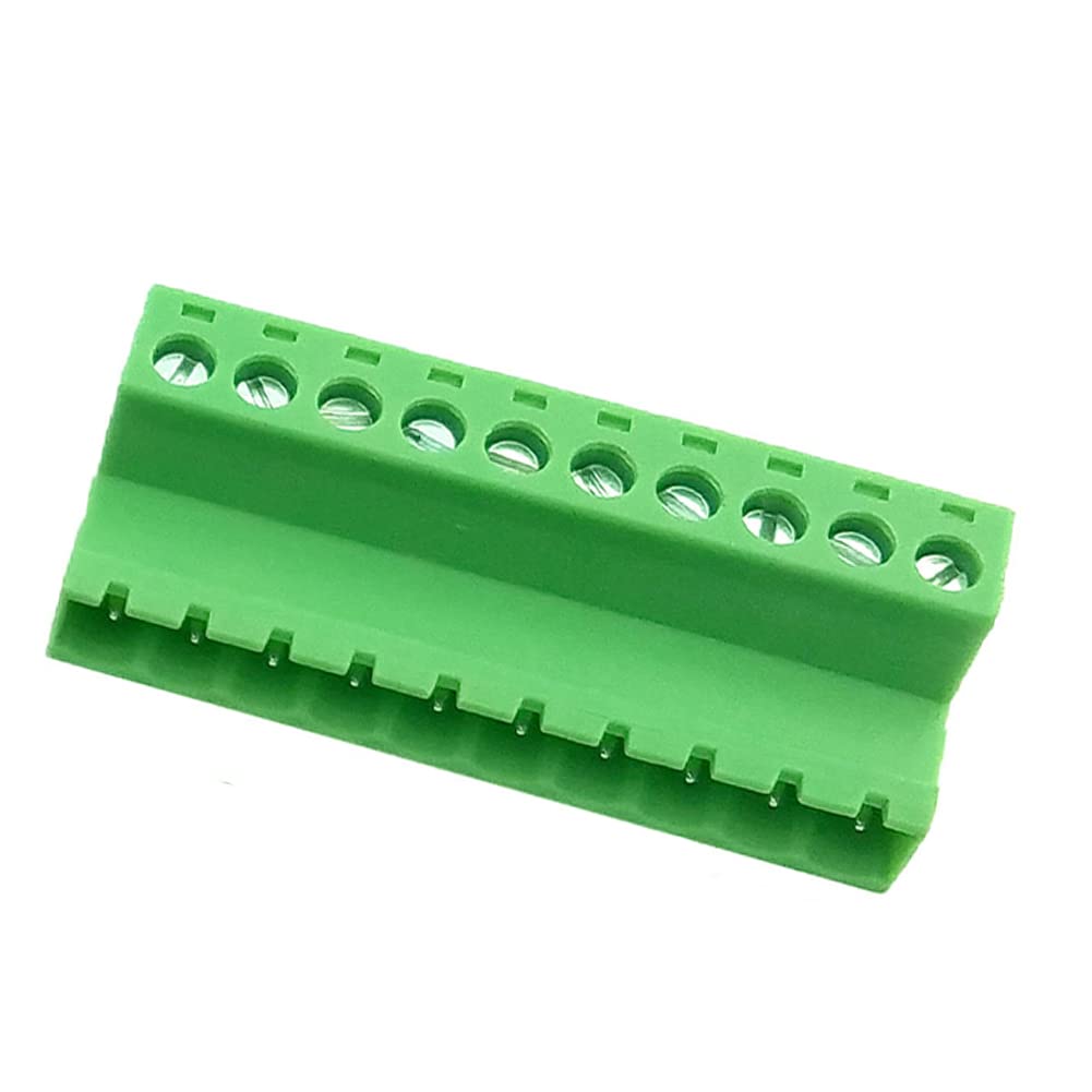 Snapklik.com : 2Pack 10-Pin 300V 10A 5.08mm Pitch PCB Mount Screw ...