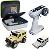 Amazon.com: LDARC 1:43 Scale Mini RC Crawler RTR RC Rock Truck 4x4 2 ...