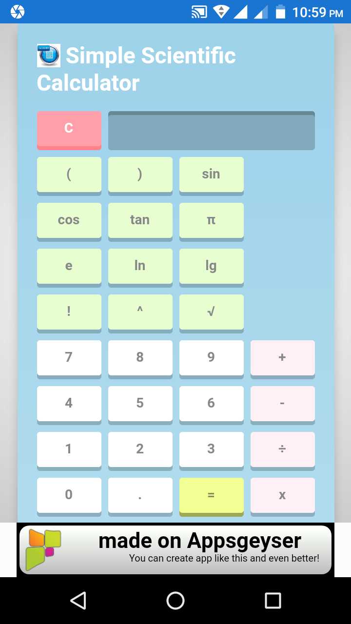Simple Scientific Calculator - App on Amazon Appstore
