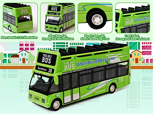 Crelloci Die Cast Stagecoach Buses 1:32 Scale London Double Decker Bus ...