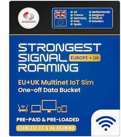 UK and EU Multi-Network Roaming Data Sim - Automatically Connects to ...
