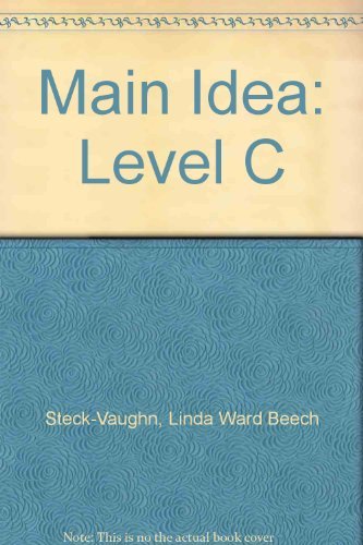 Amazon.com: Steck-Vaughn Comprehension Skills: Main Idea Level C: 9780811478366: Steck-Vaughn ...