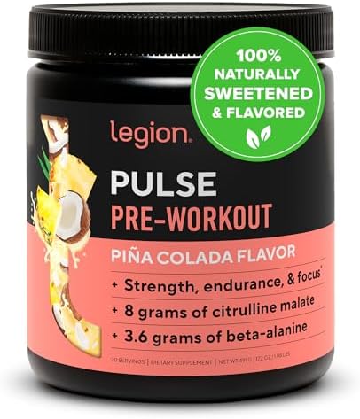 Amazon.com: LEGION Pulse Pre Workout Supplement - All Natural Nitric ...