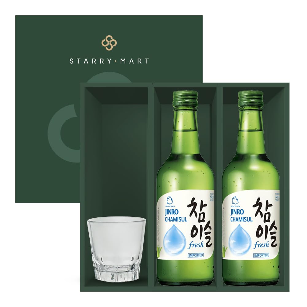 Jinro Chamisul Soju - All Flavours Bundle Set (Fresh (Pack of 2 + 1 ...