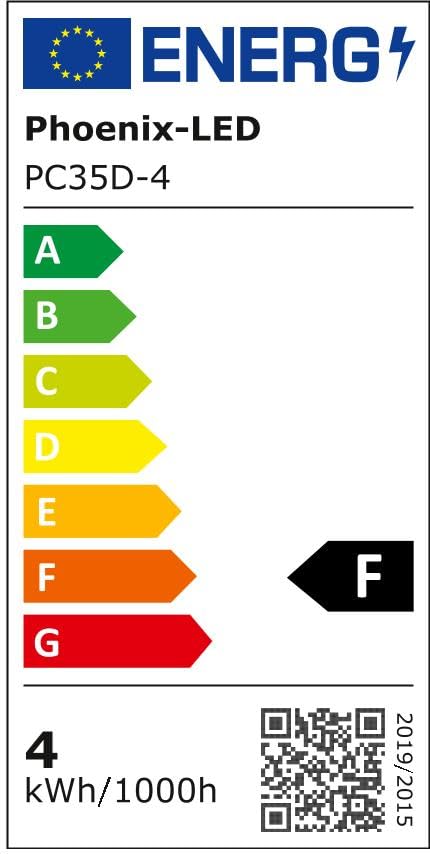 Phoenix-LED E14 Kerze Dimmbar Lampe, Birne C35 Filament Fadenlampe ...
