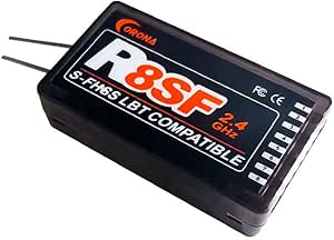 Amazon.com: Corona 2.4G R8SF 8CH S-FHSS Compatible Receiver Used for ...