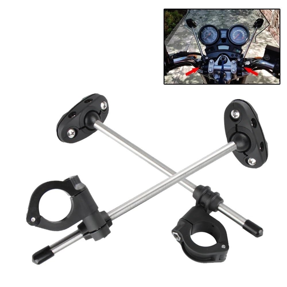 Motorcycle Windshield Mounting Brackets Green Screen Kit Led Green L