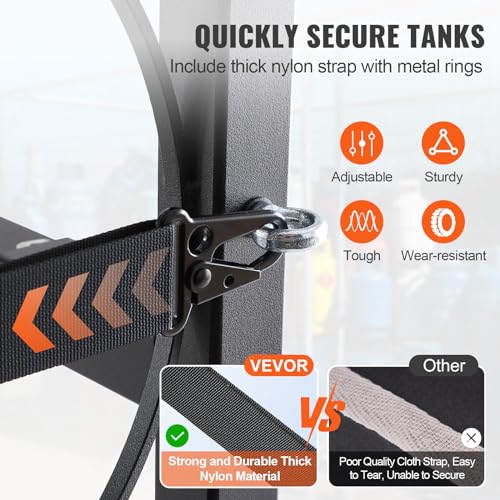 VEVOR Refrigerant Tank Rack - 5 Shelves, Vehicle Mount - Future of Food