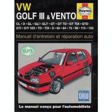 Volkswagen Golf III / Vento (French service & repair manuals) : Amazon ...