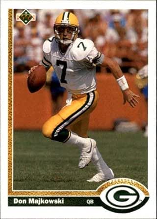 Amazon.com: 1991 Upper Deck #117 Don Majkowski NFL Football Trading ...