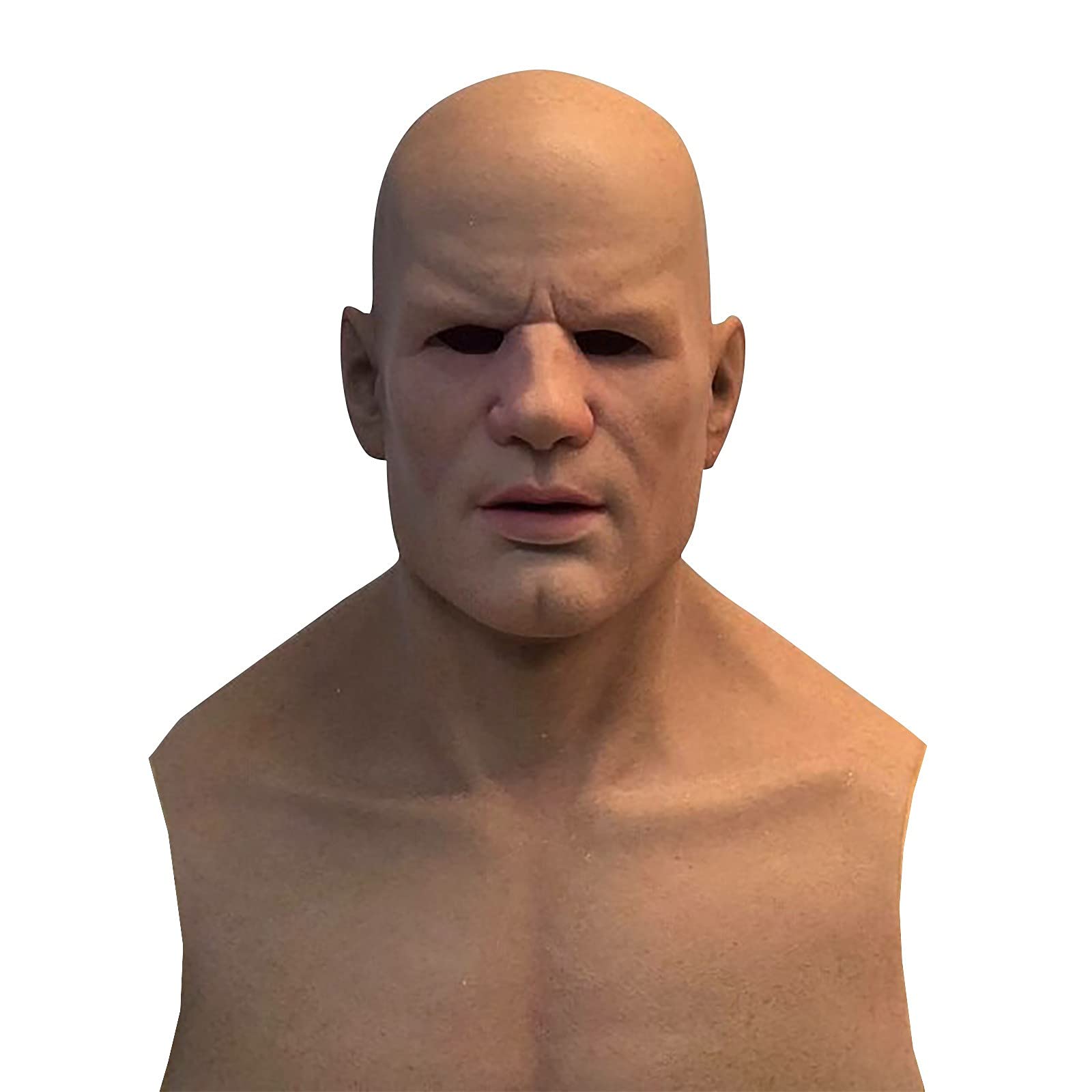 Buy LLTT 2021 Halloween y Full Head Latex Horrific Handsome Man ...