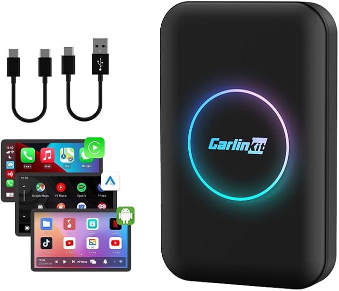 CarlinKit Tbox Lite wireless ai box,RAM 2G+ROM 32G,for to a car with ...