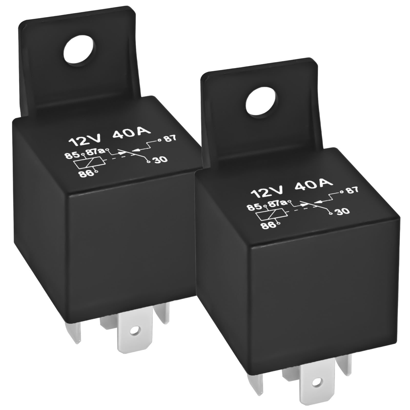 Amazon.com: 12V Starter Relay Switch 31506-79B 40A/30A (Pack of 2) - 5 ...