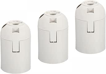 sourcing map Threaded Light Socket Base 250V E26/E27 57x37mm Screw-in ...