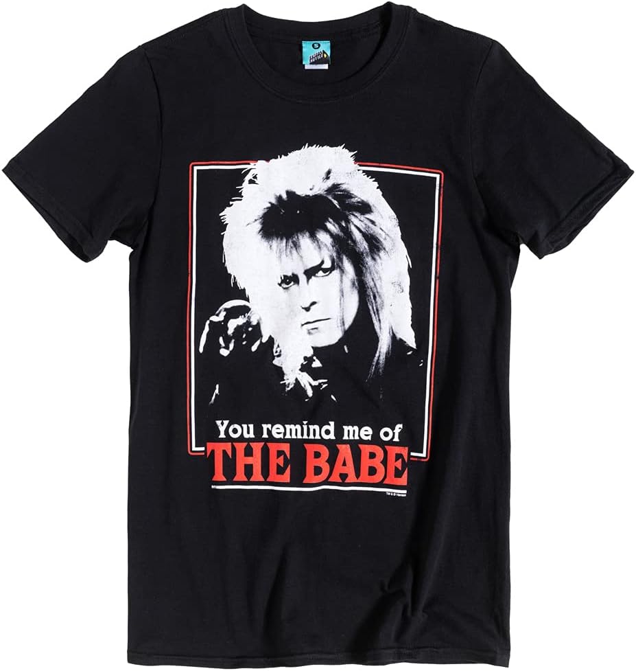 Amazon.com: TruffleShuffle Labyrinth You Remind Me of The Babe Black T ...