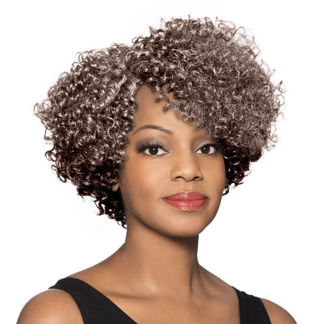 Amazon.com : Marjorie Wig Color 3T280 - Foxy Silver Wigs Short Tight ...