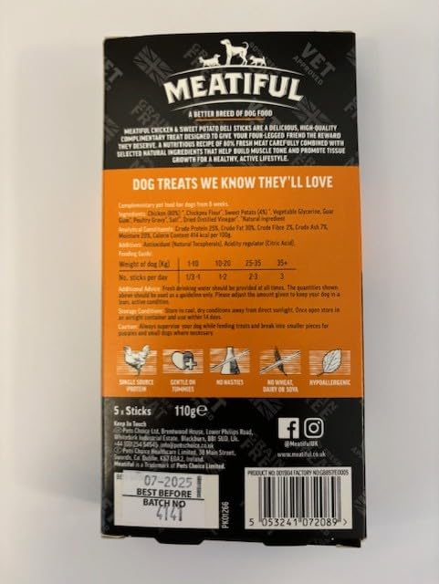 Meatiful Deli Sticks Variety Pack (Chicken & Sweet Potato/Lamb ...