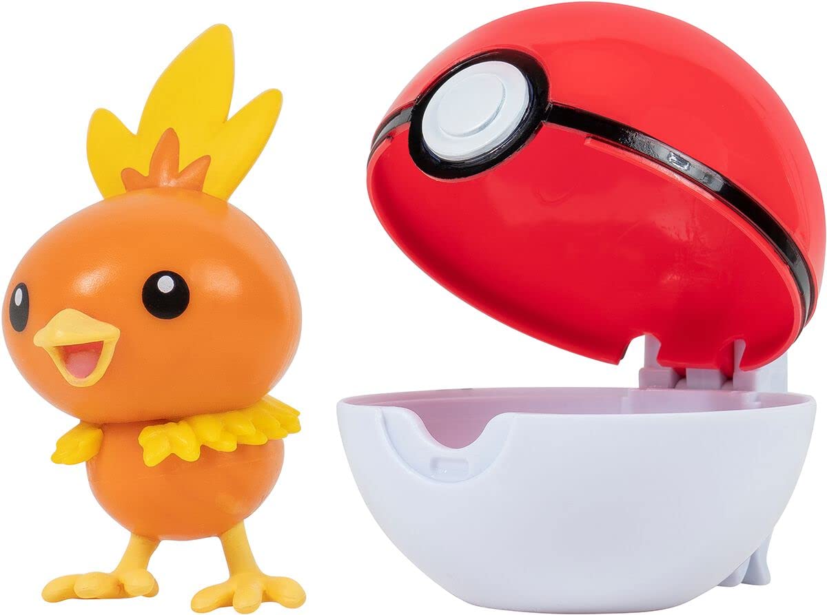 Amazon.com: Pokemon Clip'n'Go Poké Balls – Firefly & Pokéball Unisex ...