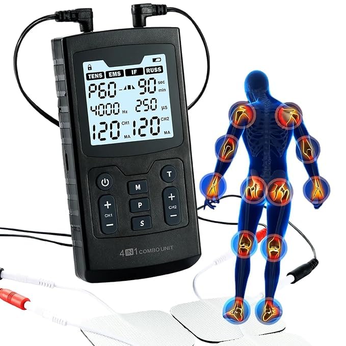 DeltaCare PRO Combo 4- Portable IFT Physiotherapy Machine with Advanced ...