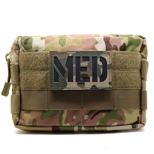 Multicam Camouflage Tactical MOLLE Pouch Waist Pack EDC Organiser Medic ...