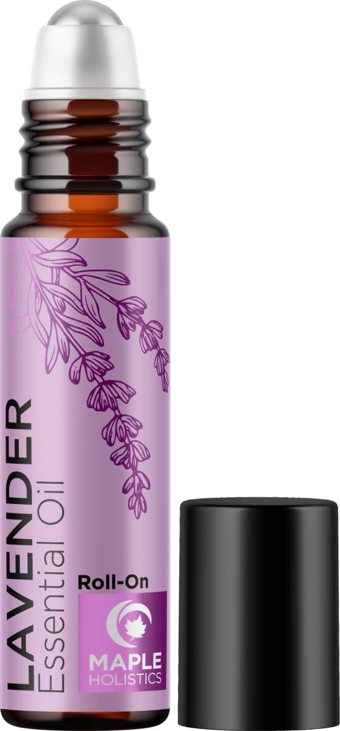 Amazon.com: Lavender Essential Oil Roll On - Calming Aromatherapy Oil ...