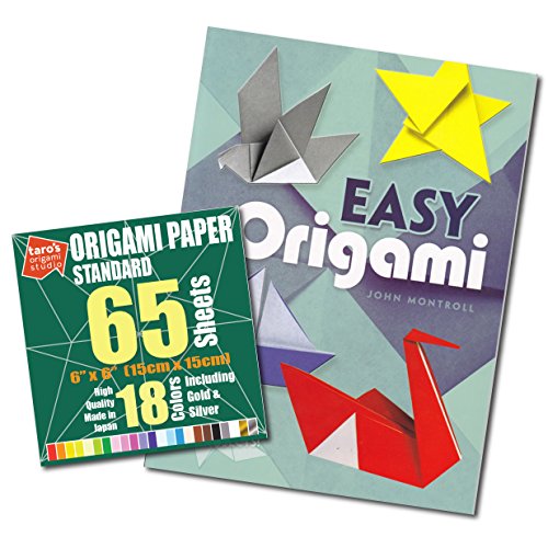 [Taro's Origami Studio] Standard 6 Inch One Sided 20 Colors - Want It All