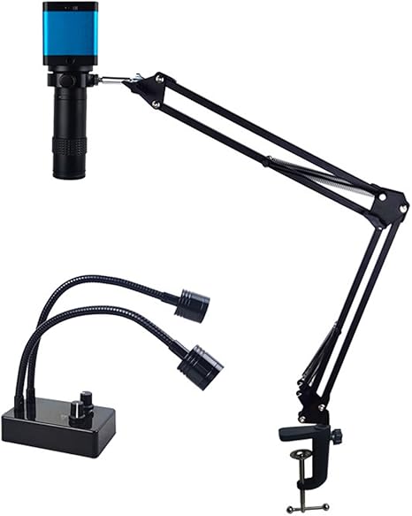 Amazon.com : Adjustable Microscope Arm 130x Zoom C Mount Lens Camera ...